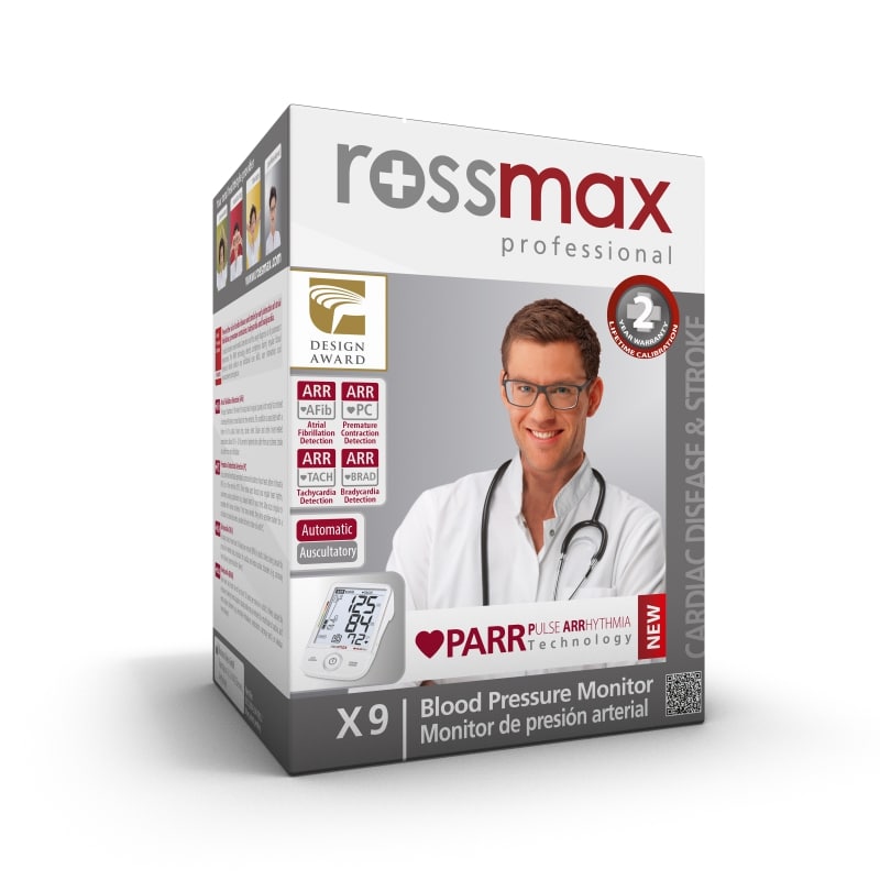 فشارسنج رزمکس - ROSSMAX مدل X9 - با تاییدیه اتحادیه اروپا، تجهیزات پزشکی پاستور استور